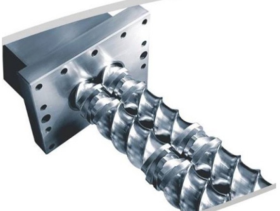 Double screw laboratory compounder with two doses for powder Extrusion ...