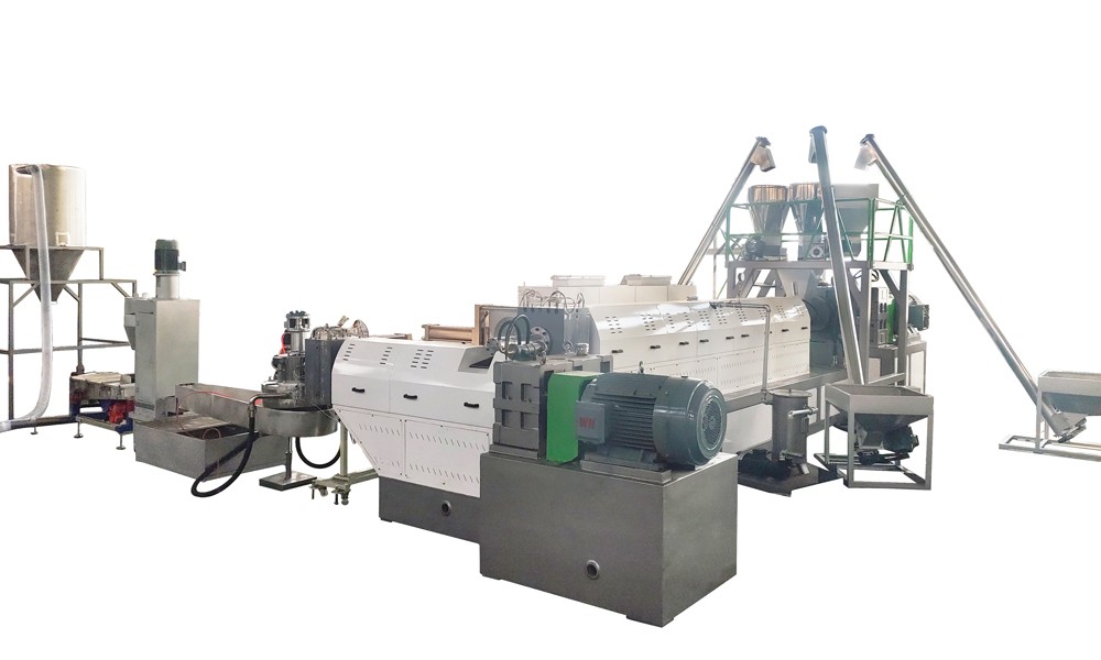 Waste Plastic RECYCLAGE POLYETHYLENE POLYPROPYLENE Extruder/extrusion ...